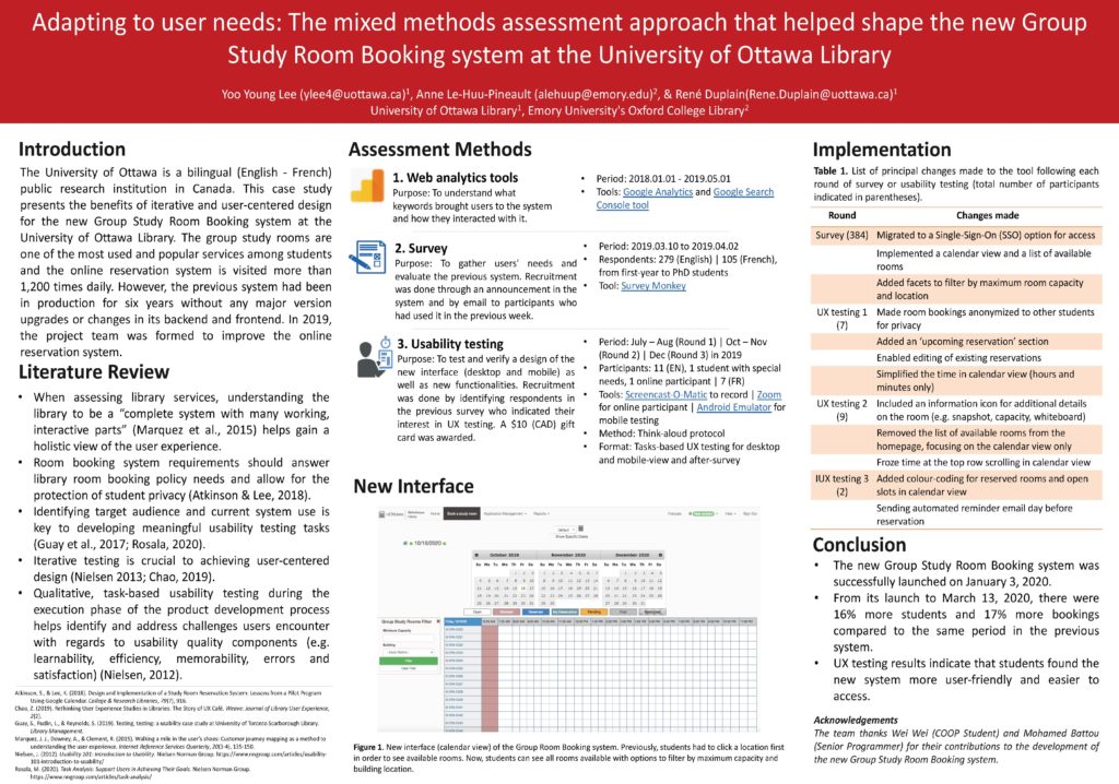2020 Posters – Library Assessment Conference